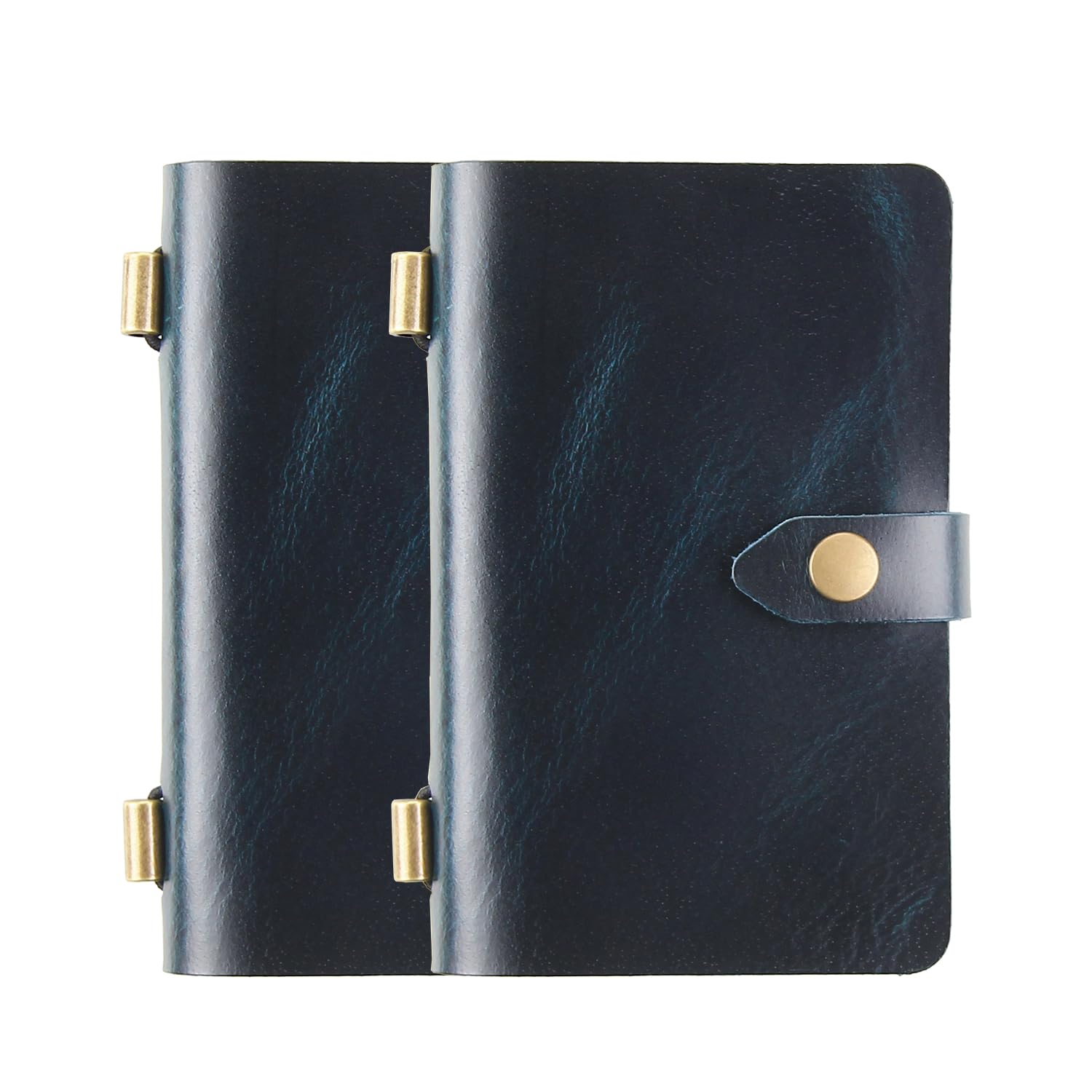 Amazon.com : MY MEMORY Handmade Leather Pocket Notebook, Genuine ...