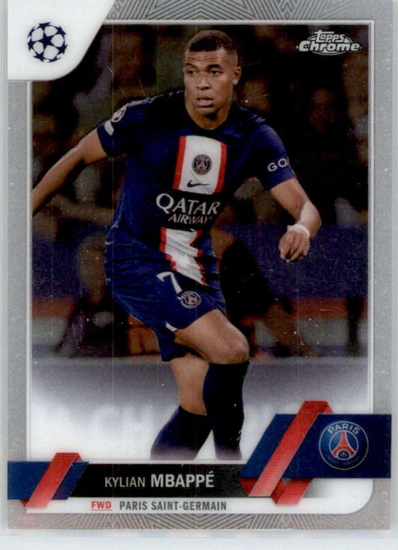 Amazon.com: 2022-23 TOPPS CHROME UEFA CLUB COMPETITIONS #100 KYLIAN ...