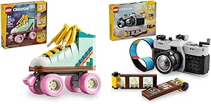 LEGO Creator 3 in 1 Retro Roller Skate Building Kit, Transforms from ...