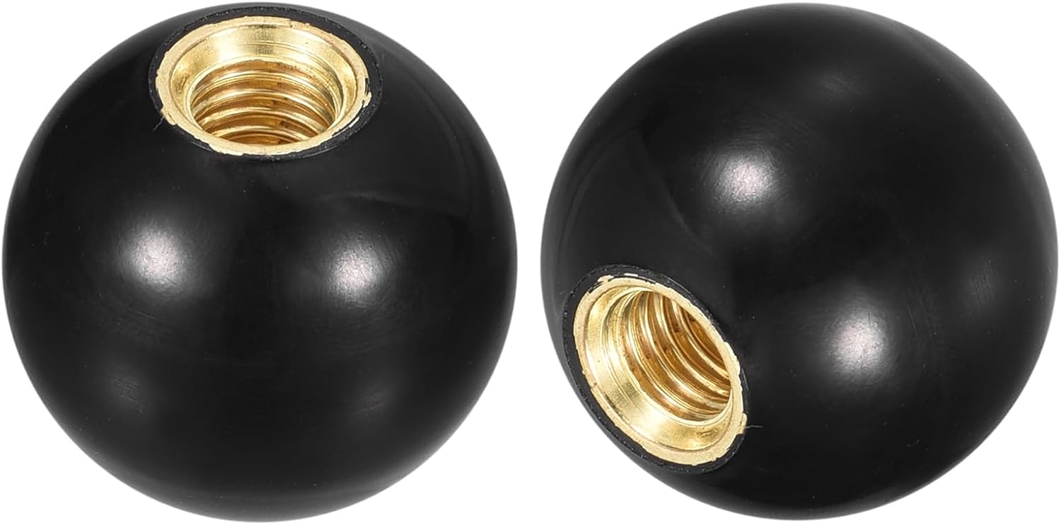 Amazon.com: uxcell 5Pcs Threaded Ball Knobs, M10 Female Thread ...