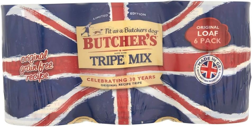 Butcher's Tripe Loaf Recipes Dog Food Tins, 24 x 400g : Amazon.co.uk ...