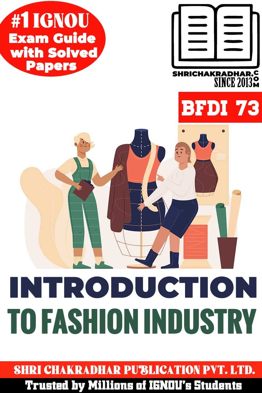 Buy IGNOU BFDI 073 Help Book Introduction to Fashion Industry (IGNOU ...