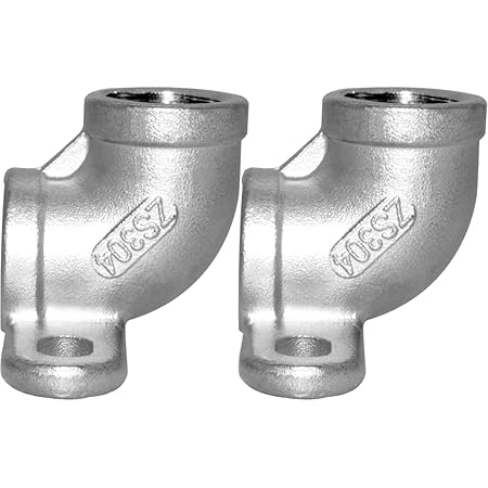 Amazon.com: JoyTube Stainless 1/2" Female x 1/2" Female Fixed Drop Ear ...