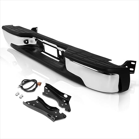 Amazon.com: KUAFU Rear Step Bumper Compatible with 1999-2007 Chevy ...