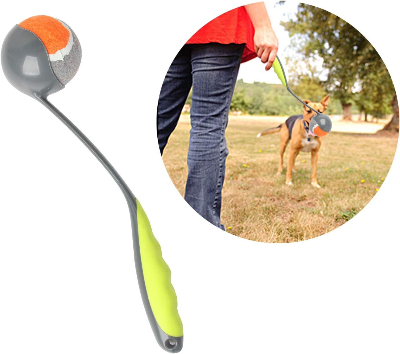 PAWISE Dog Ball Launcher Dog Fetch Toy Dog Tennis Ball Thrower : Amazon ...