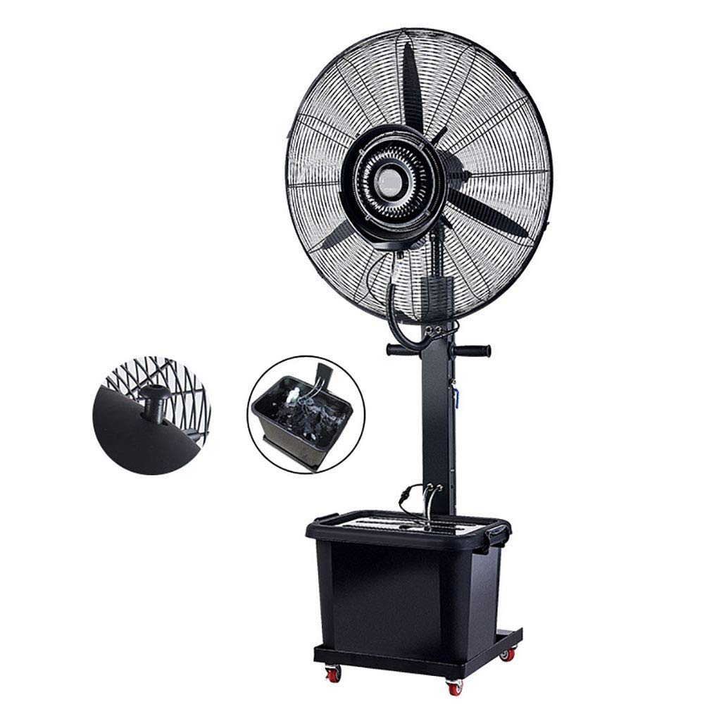 Buy ZGYQGOO Compact Power Pedestal Misting Fan Swing Fan with 3 Blades ...