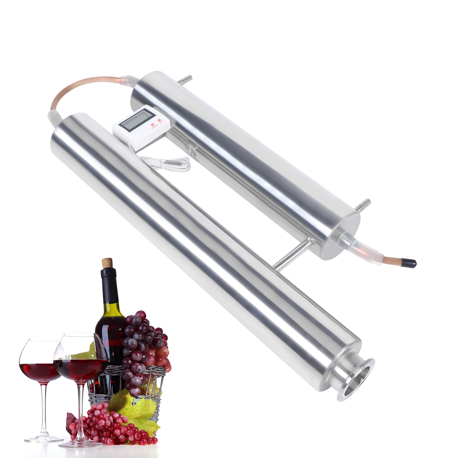 Amazon.com: DYRABREST Reflux Moonshine Still Column, 2" Stainless Steel ...