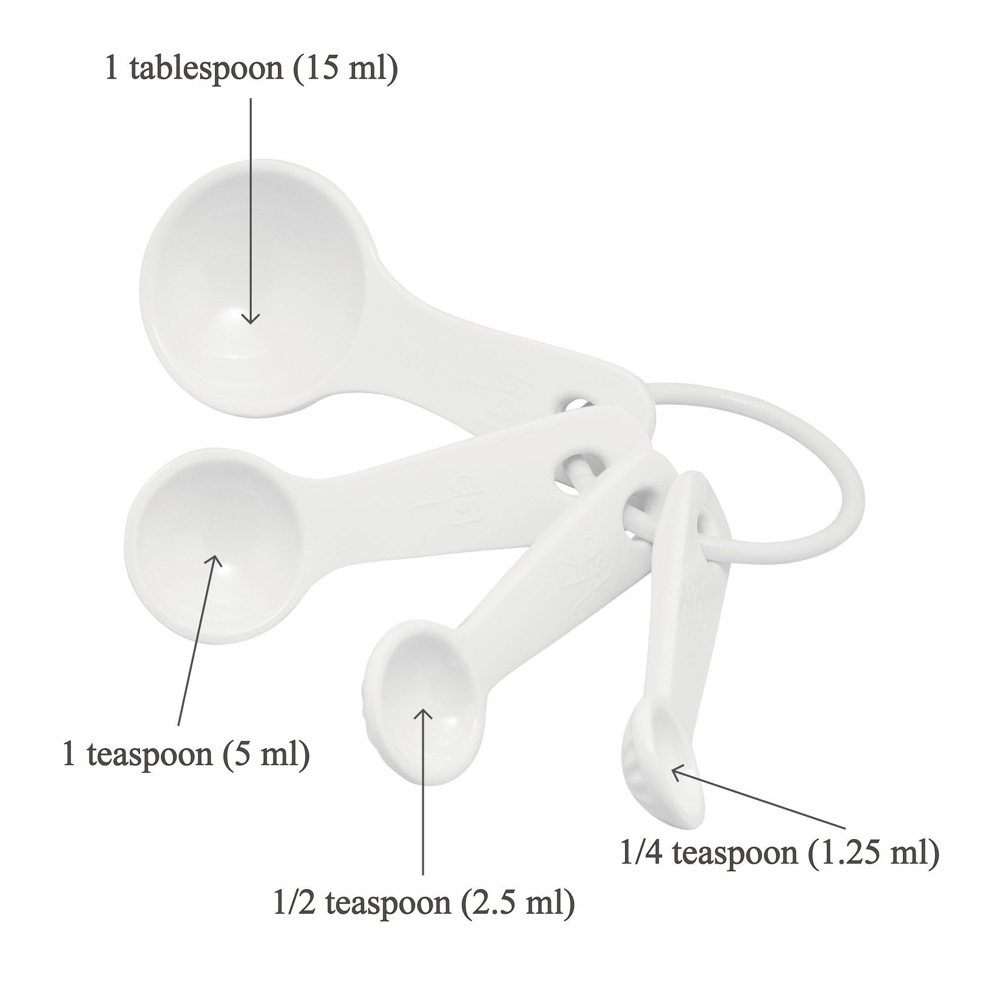 Snapklik.com : UPware 4-Piece Multi-Purpose Liquid And Dry Melamine ...
