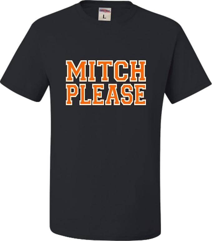 Amazon.com: Go All Out Adult Mitch Please T-Shirt : Sports & Outdoors