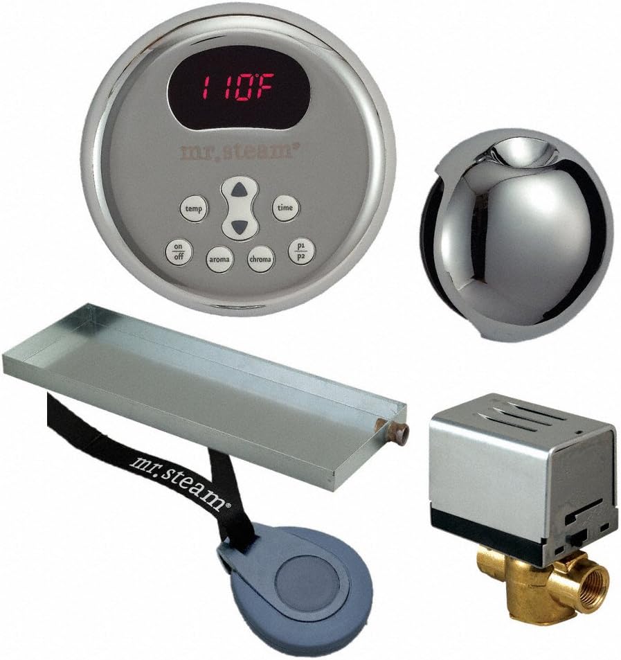 Mr. Steam Msbutler2 Rd-bn Package, Brushed Nickel - Steam Showers ...