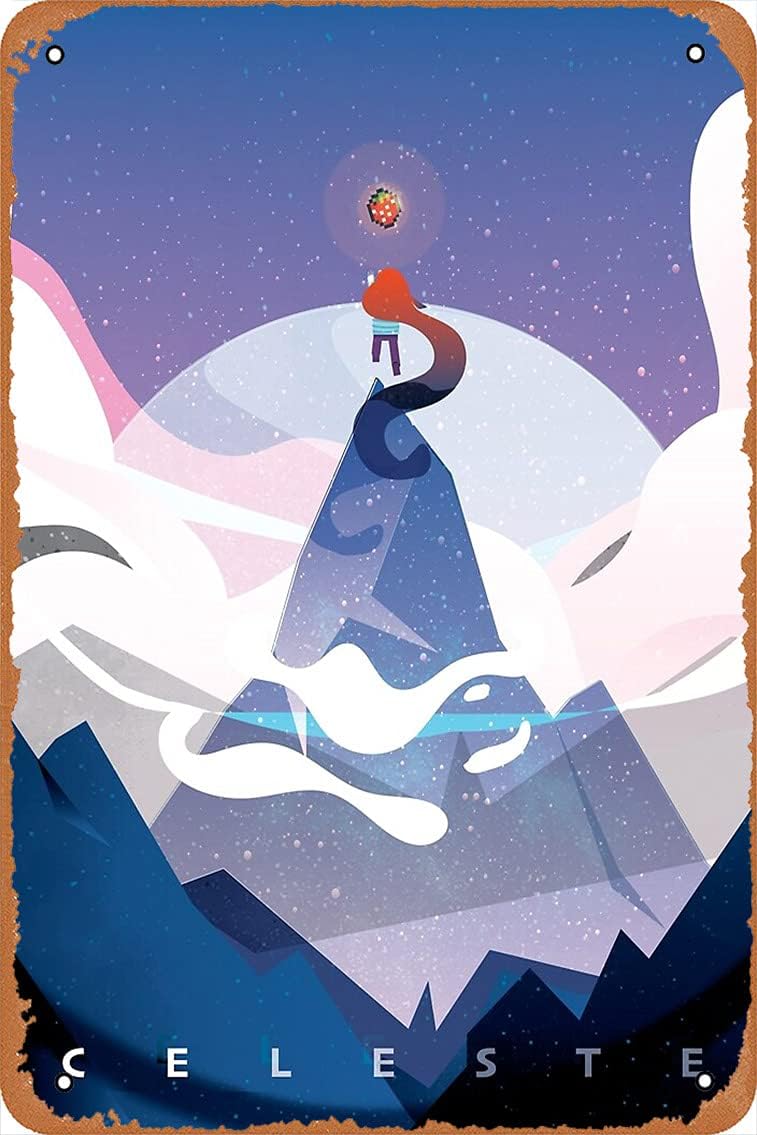 Amazon.com: Wall Decor Sign - Celeste Fanart Artwork Poster - 8X12 Inch ...