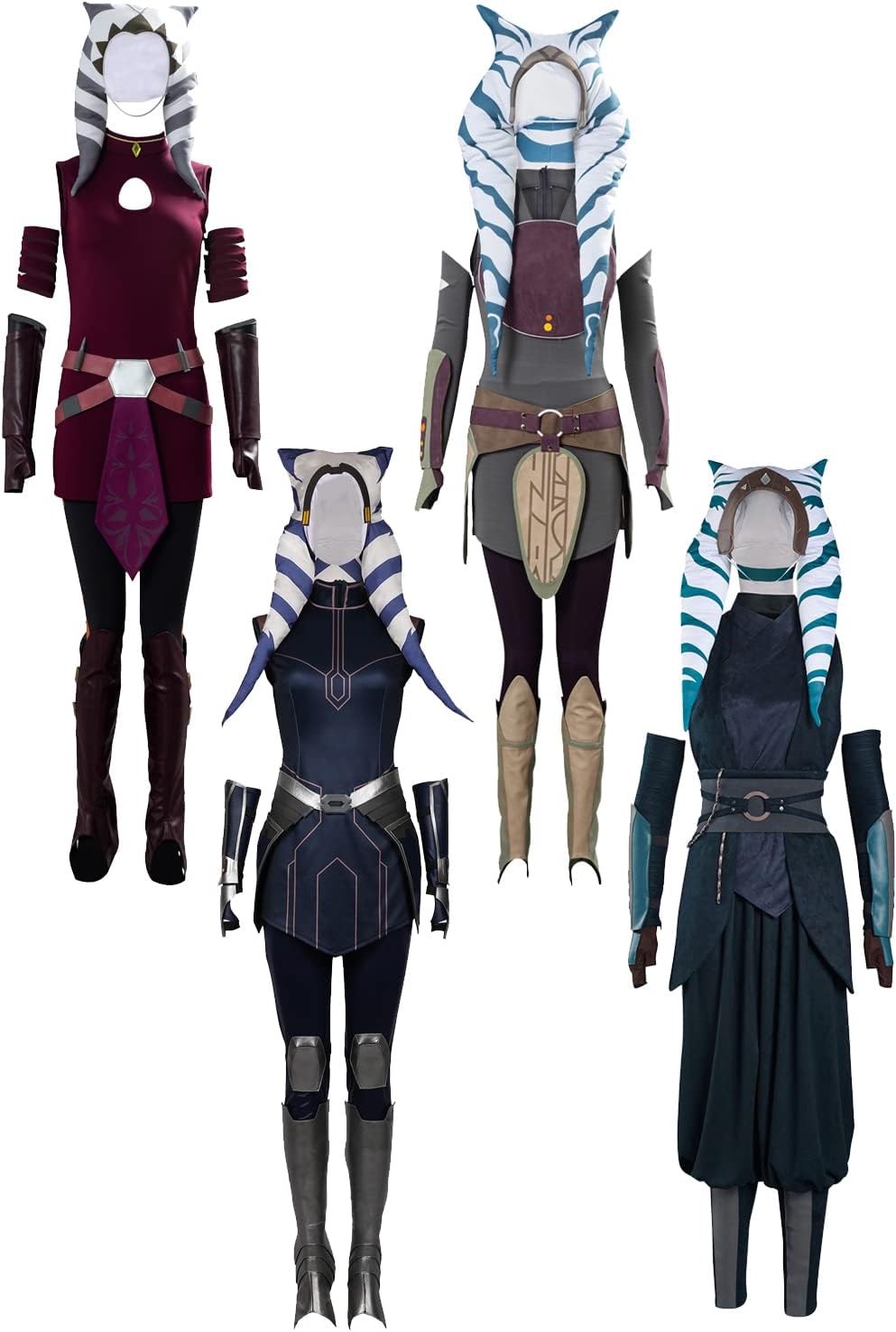 Adult Costume Cosplay Knight Robe Warrior Star Halloween Outfits