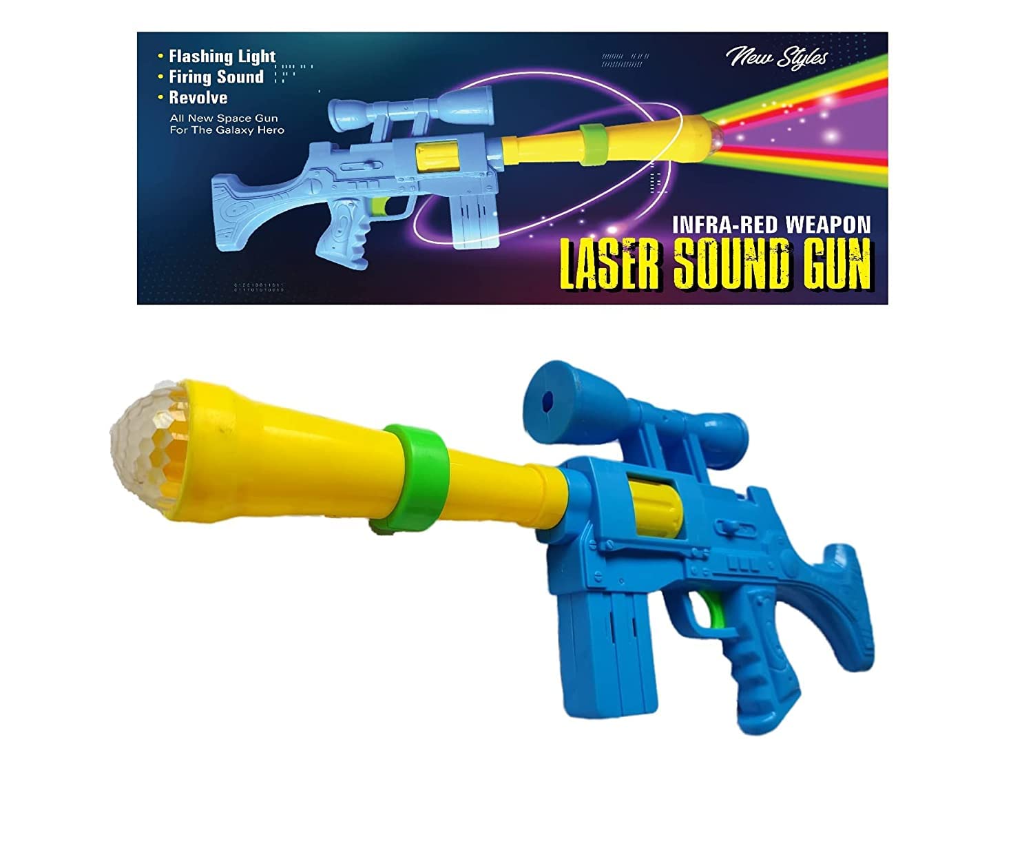 Toyghar® Space Hero Toy Gun for Kids, Pretend Play Gun Toy with ...