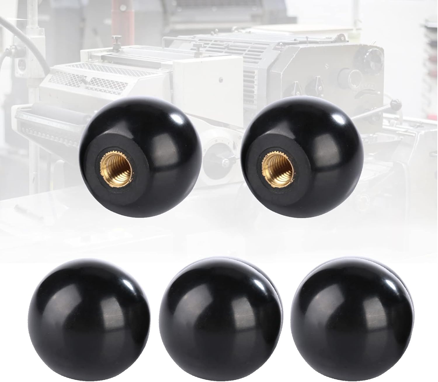 Amazon.com: 5Pcs Ball Lever Knob, Ball Lever Knobs, M8 Female Thread ...