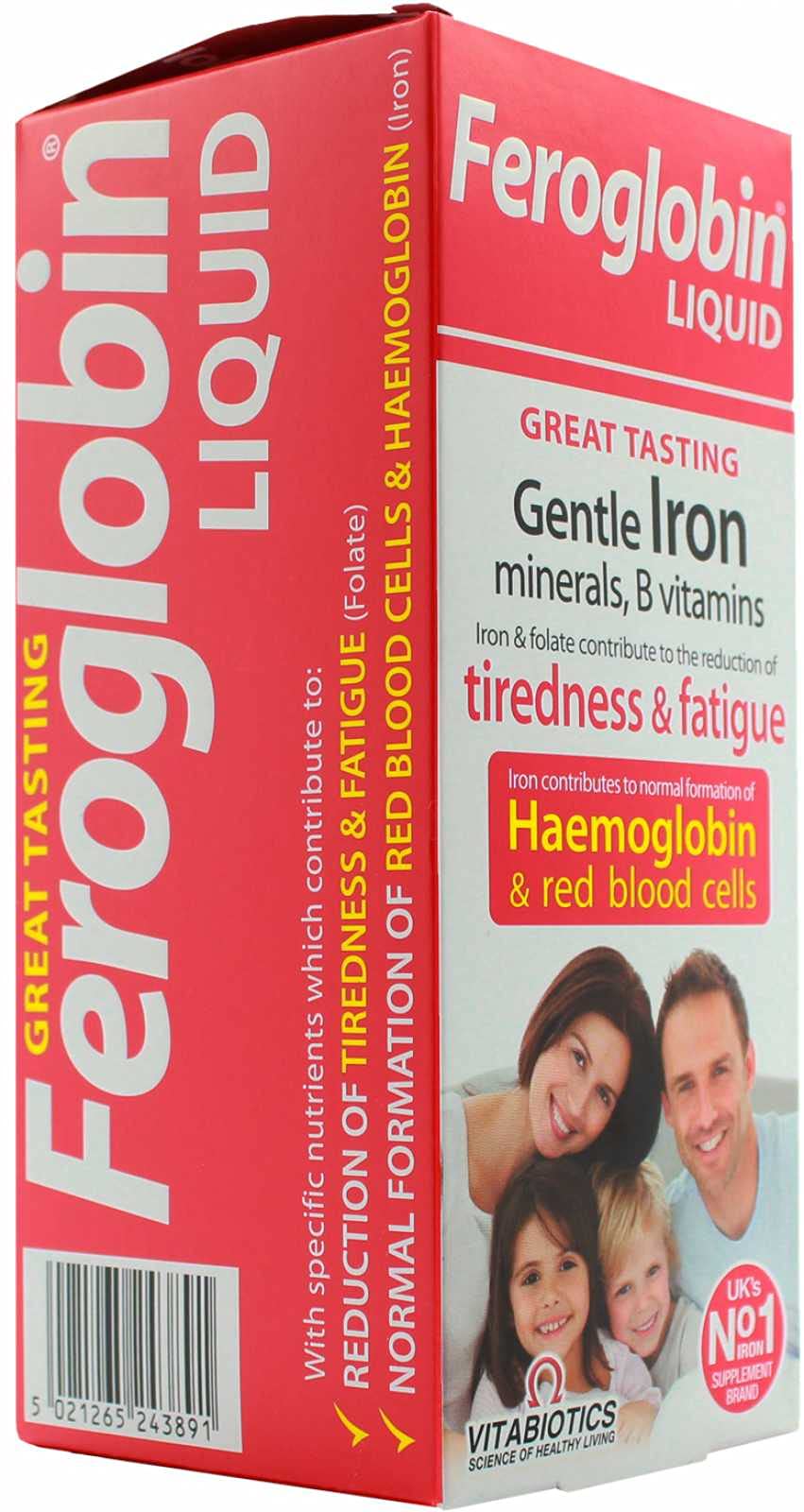 Amazon.com: Vitabiotics Original Feroglobin 200Ml (2 Pack) : Health ...
