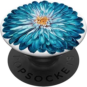 Amazon.com: Blue Chrysanthemum Pop Socket: PopSocket Flowers PopSockets ...