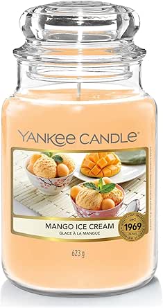 Amazon.com: Yankee Candle Classic Large Mango Ice Cream 623g : Home ...