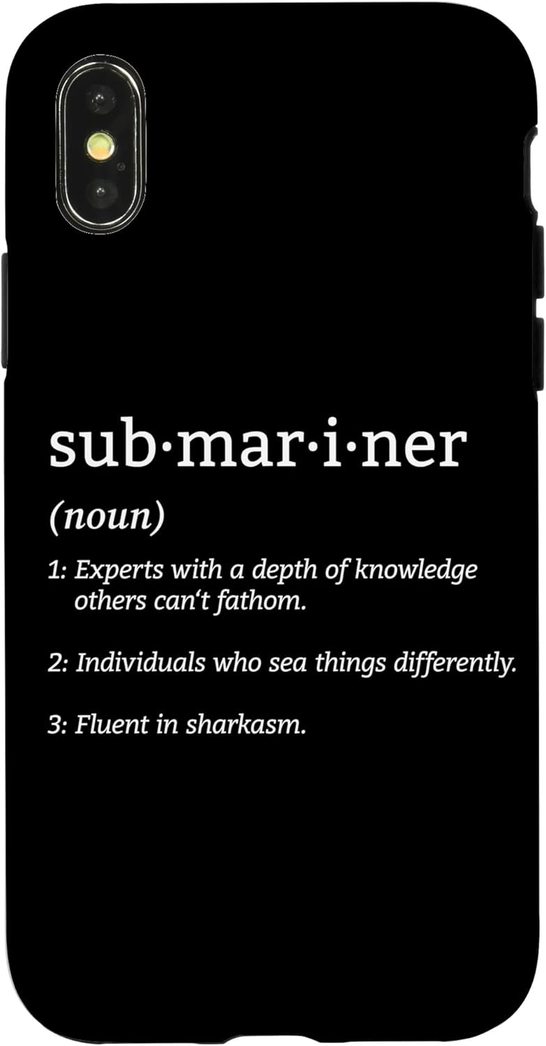 Amazon.com: iPhone X/XS Submariner Definition Submersible Nuclear ...