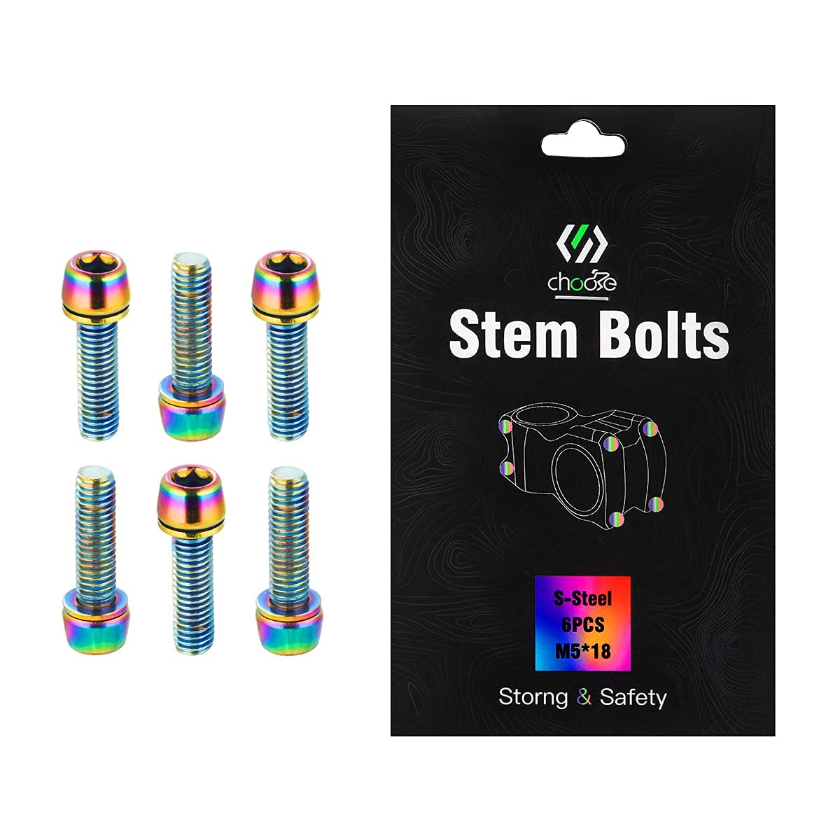 Snapklik.com : CNC Bike Stem BoltsStem Bolts For BMX/MTB/Road Bike