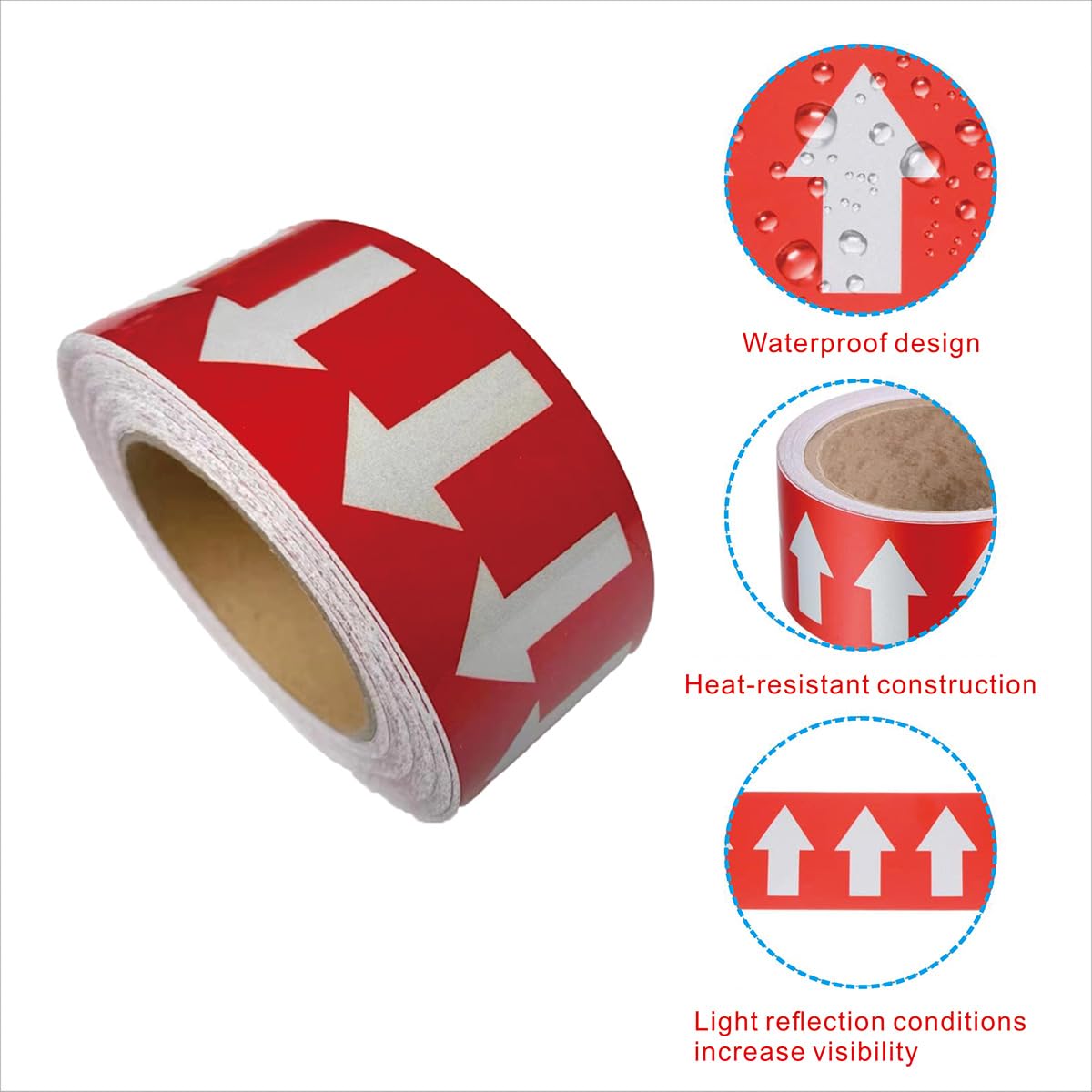 Snapklik.com : 2-Pack Pipeline Flow Arrow Tape, Adhesive Vinyl Graphics ...