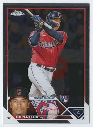 Amazon.com: 2023 TOPPS CHROME #54 BO NAYLOR RC CLEVELAND GUARDIANS ...