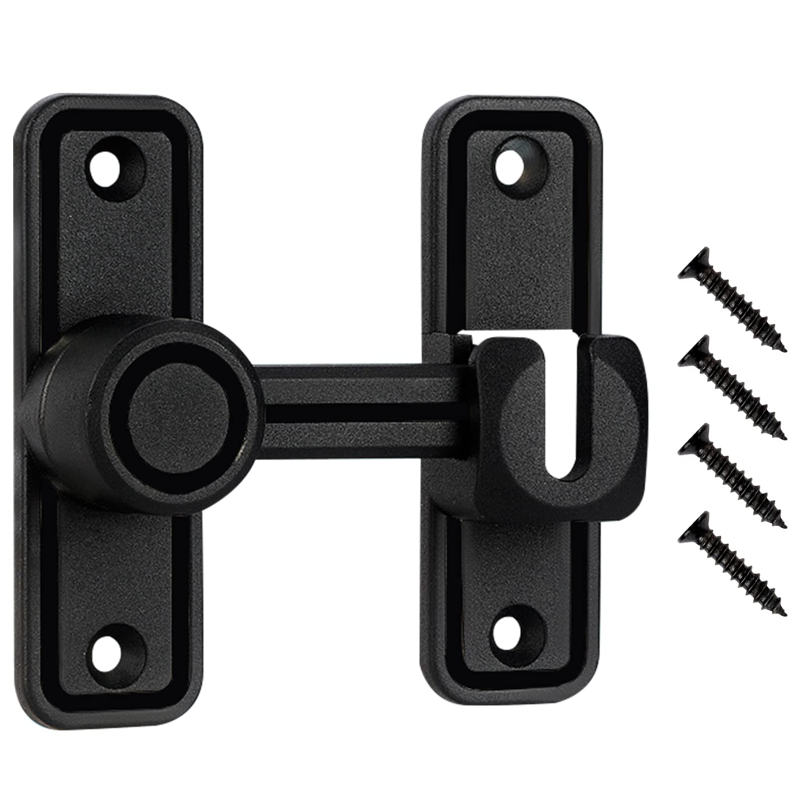 Barn Door Lock Latch, 90 or 180 Degree Heavy Duty Barn Door Latch ...
