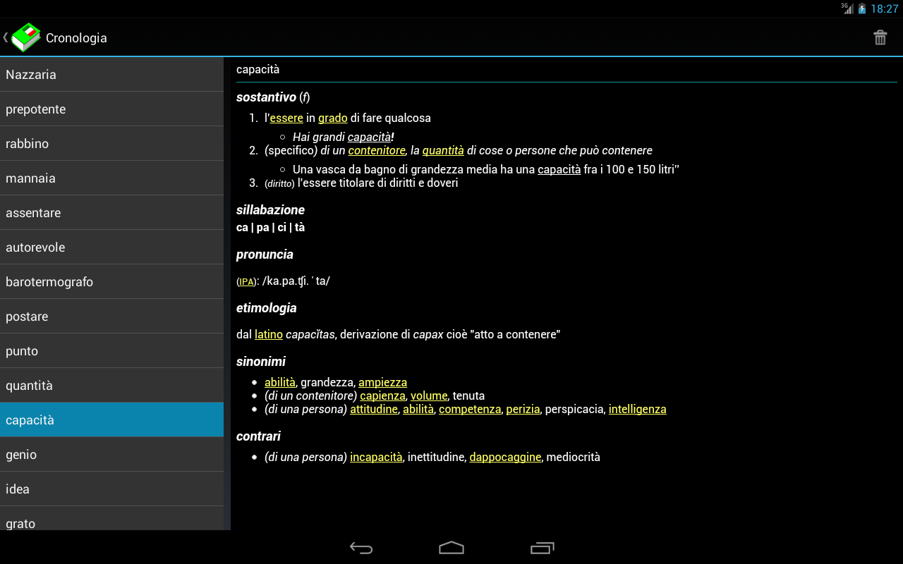 Italian Dictionary - Offline - App on Amazon Appstore