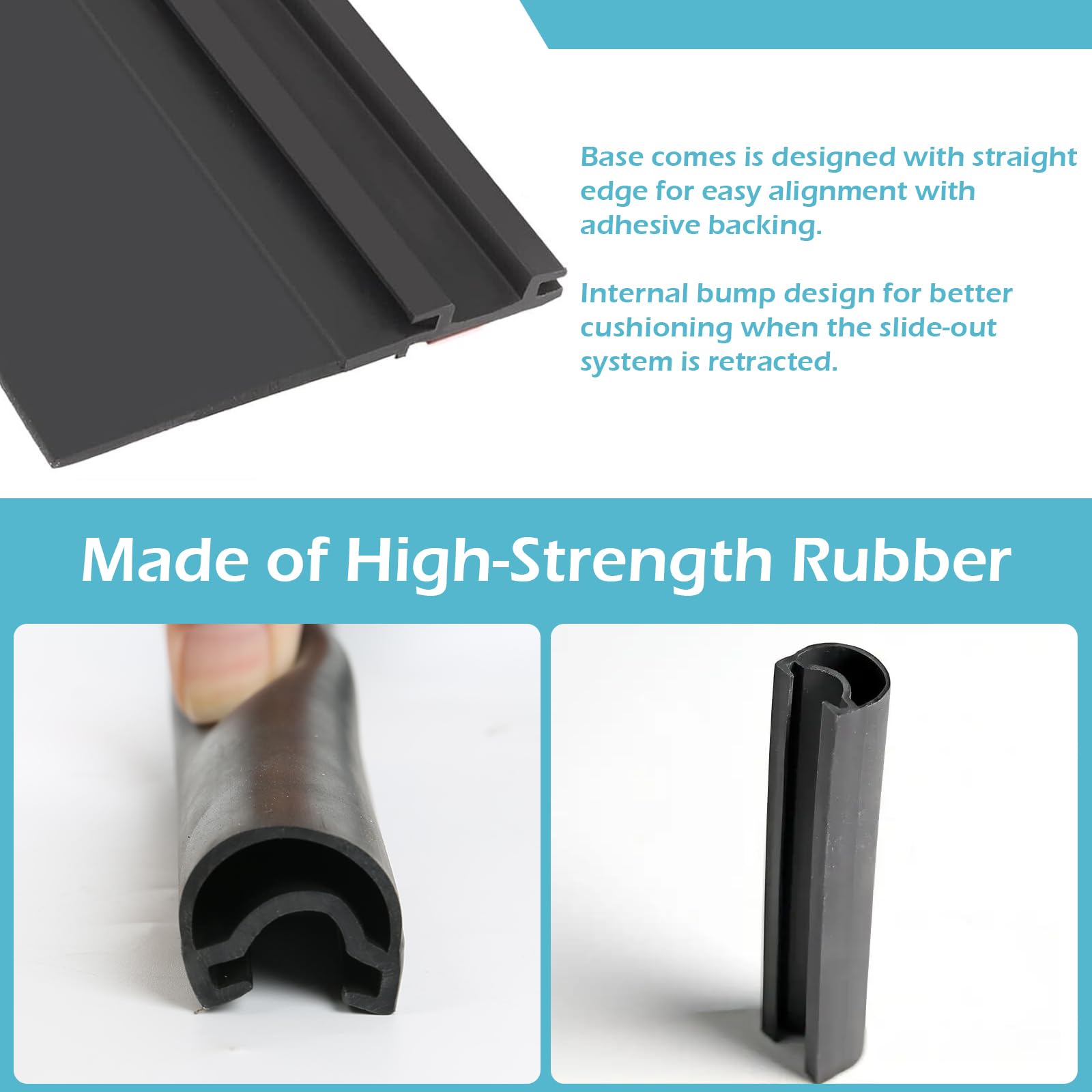 Snapklik.com : RV Slide Out Seal Combo 018-312-EKD + 018-341 EK 1/2 X 2 ...