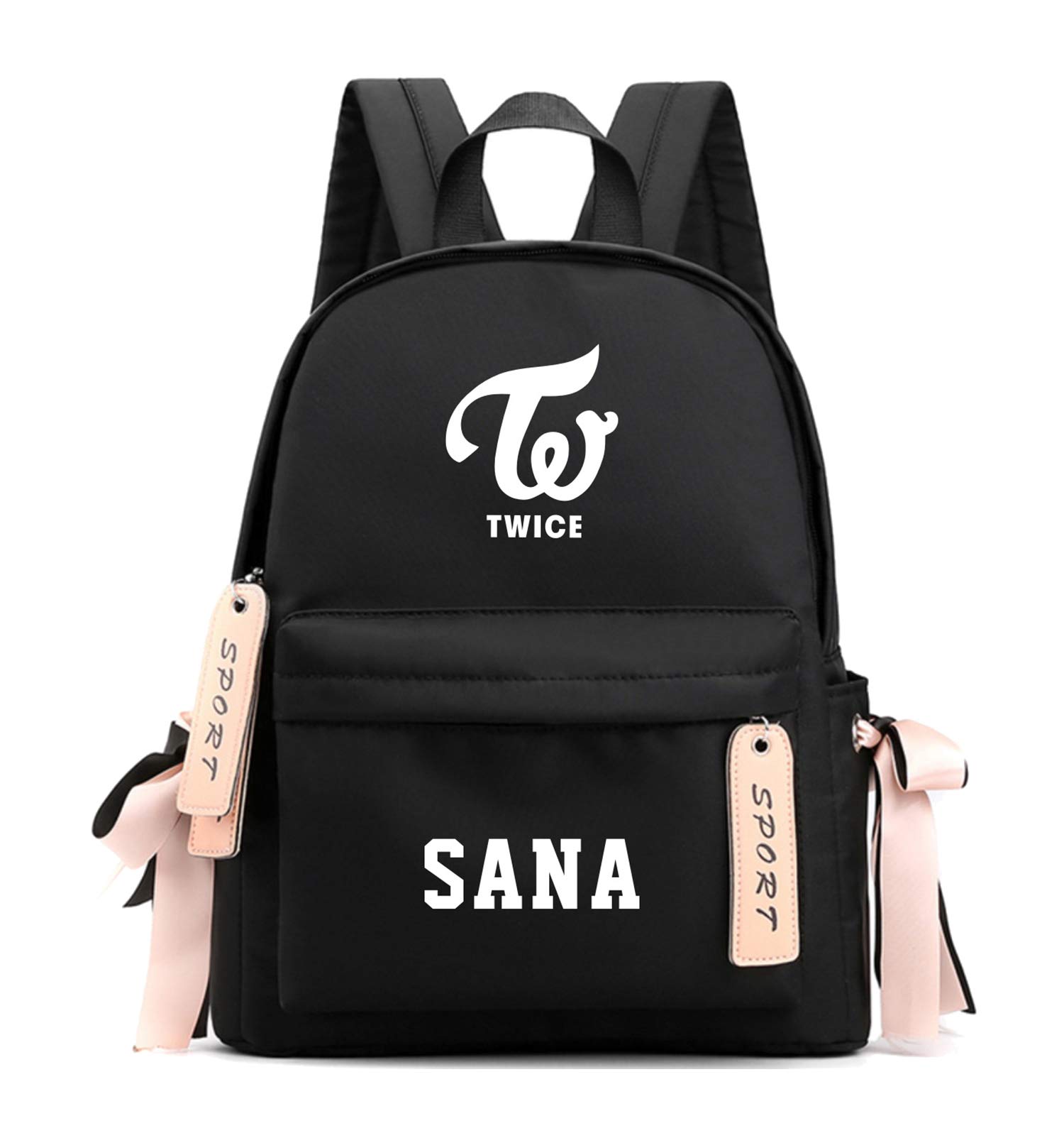 Kpop Twice Backpack Tzuyu Momo Sana Canvas Schoolbag Concert College ...