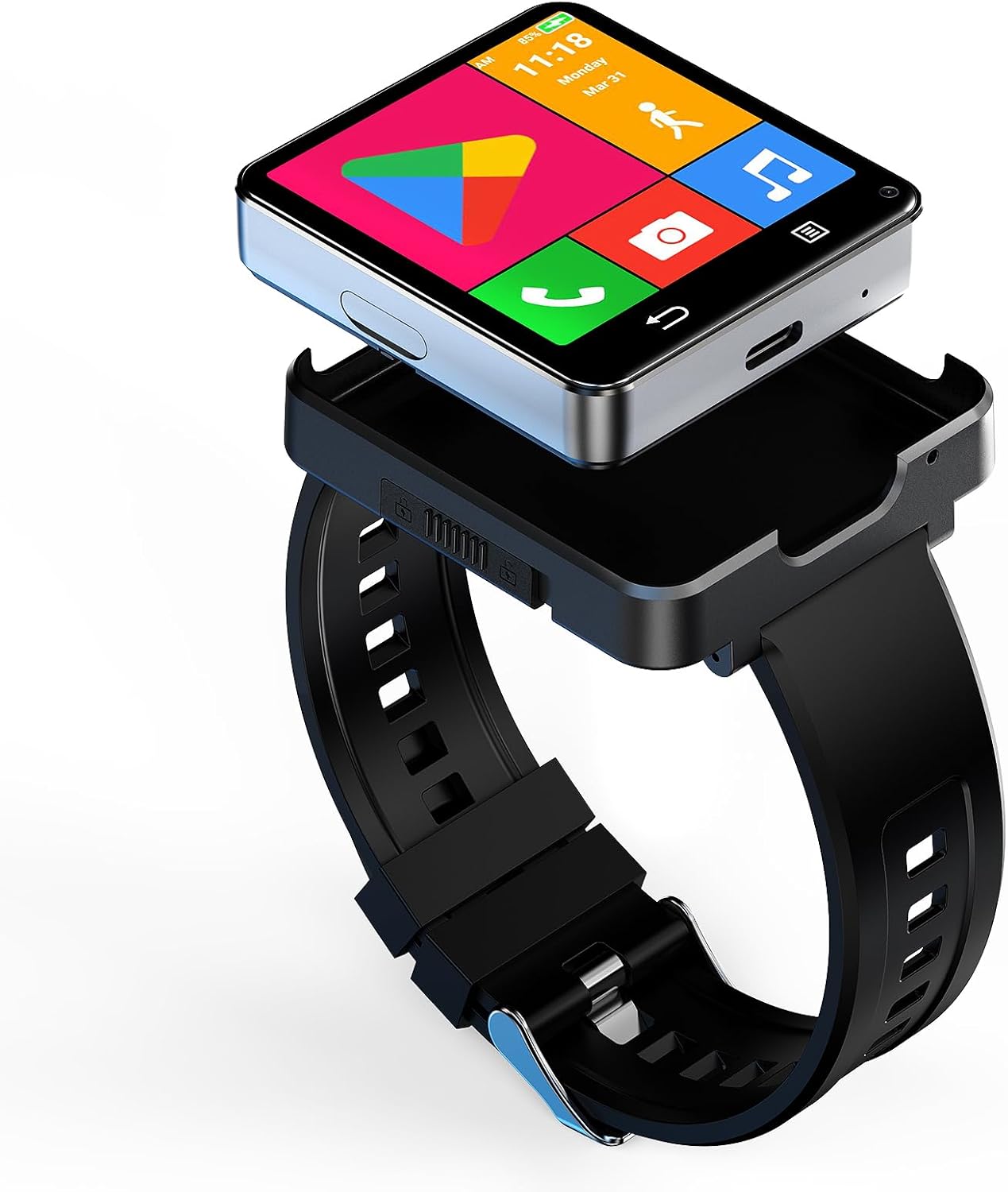 Amazon.com: 4G Smart Watch Phone, Android 11 Quad Core 4GB+64GB/128GB ...