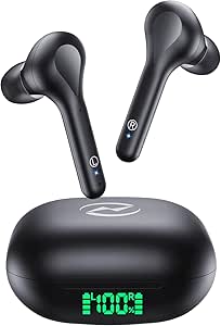 Amazon.com: Votlik Wireless Earbuds Noise Cancelling 4 Mic Clear Call ...