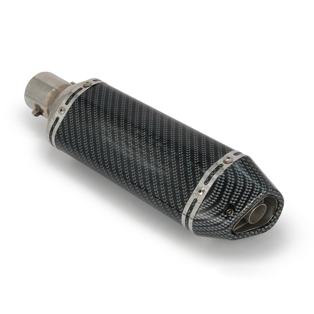 Snapklik.com : ATV Exhaust Muffler,Universal Stainless Steel 1.5-2 ...
