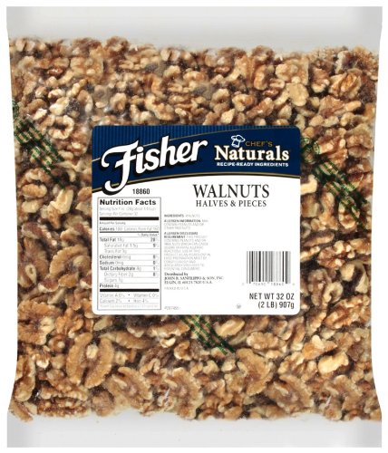 Amazon.com : Fisher Large Walnut Pieces Large Combo, 25-Pound ...