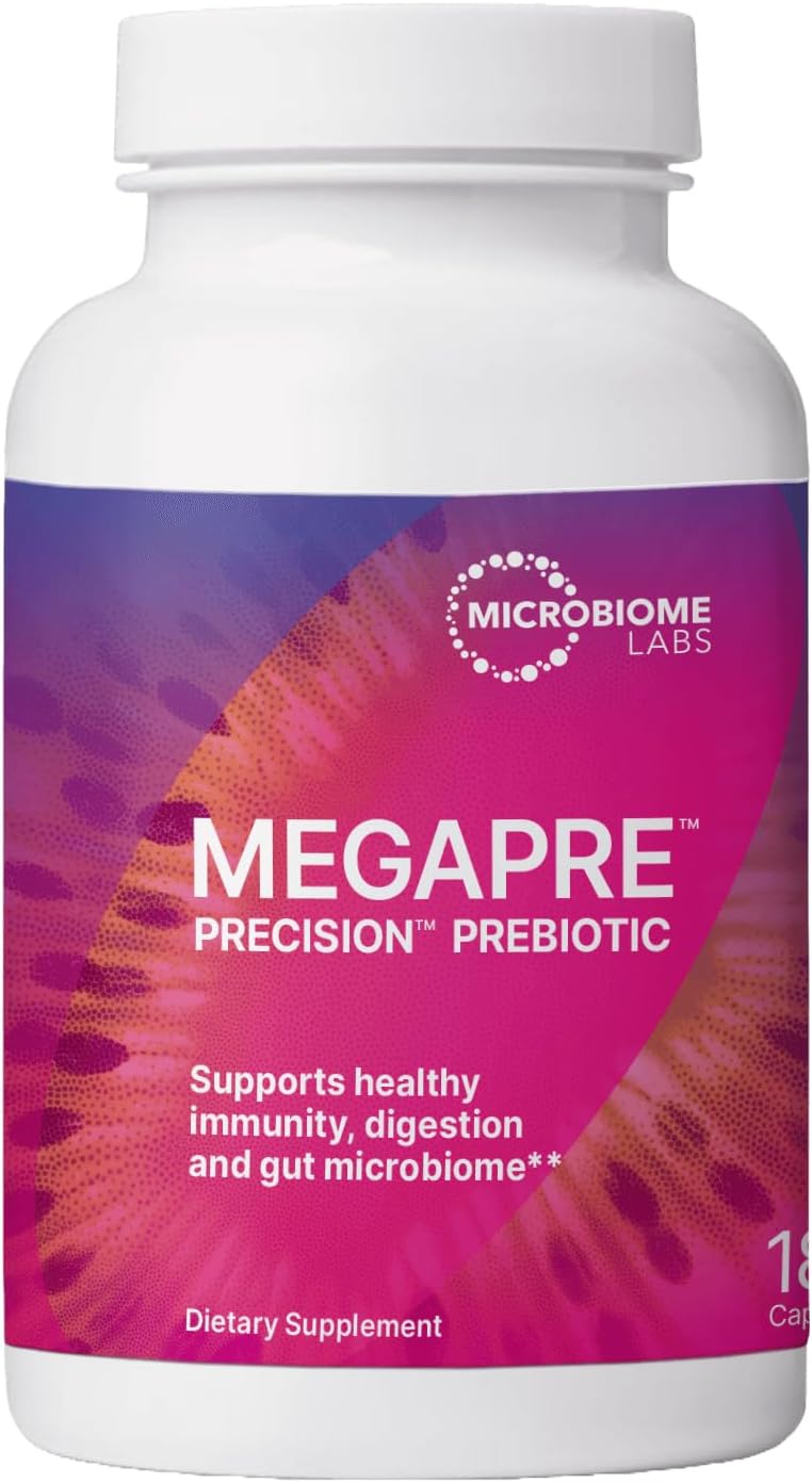 Amazon.com: Microbiome Labs MegaPre Prebiotic Fiber Supplement in ...
