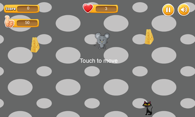 Moving Cheese - let mouse to eat cheese as many as possible - App on ...