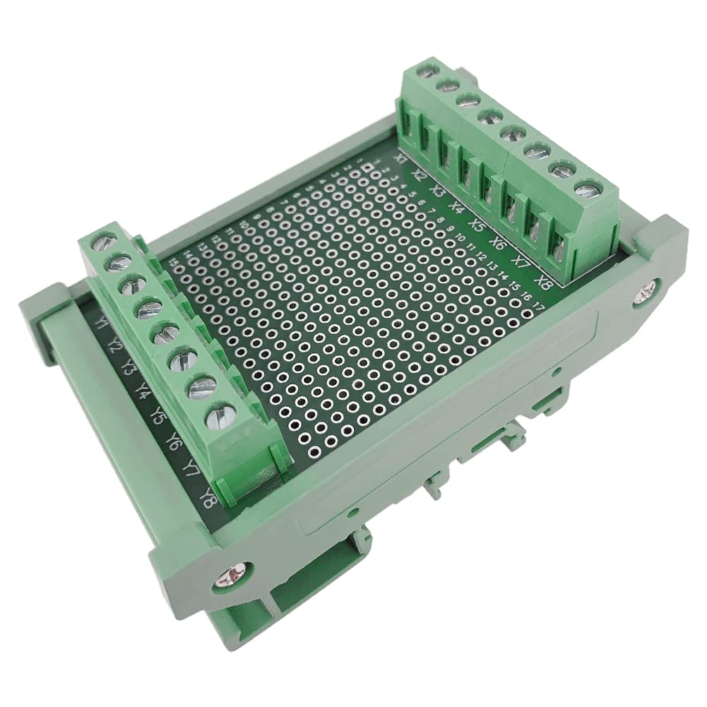 Buy Jienk Prototype 72×50mm PCB Board with DIN Rail ing Carrier Housing ...