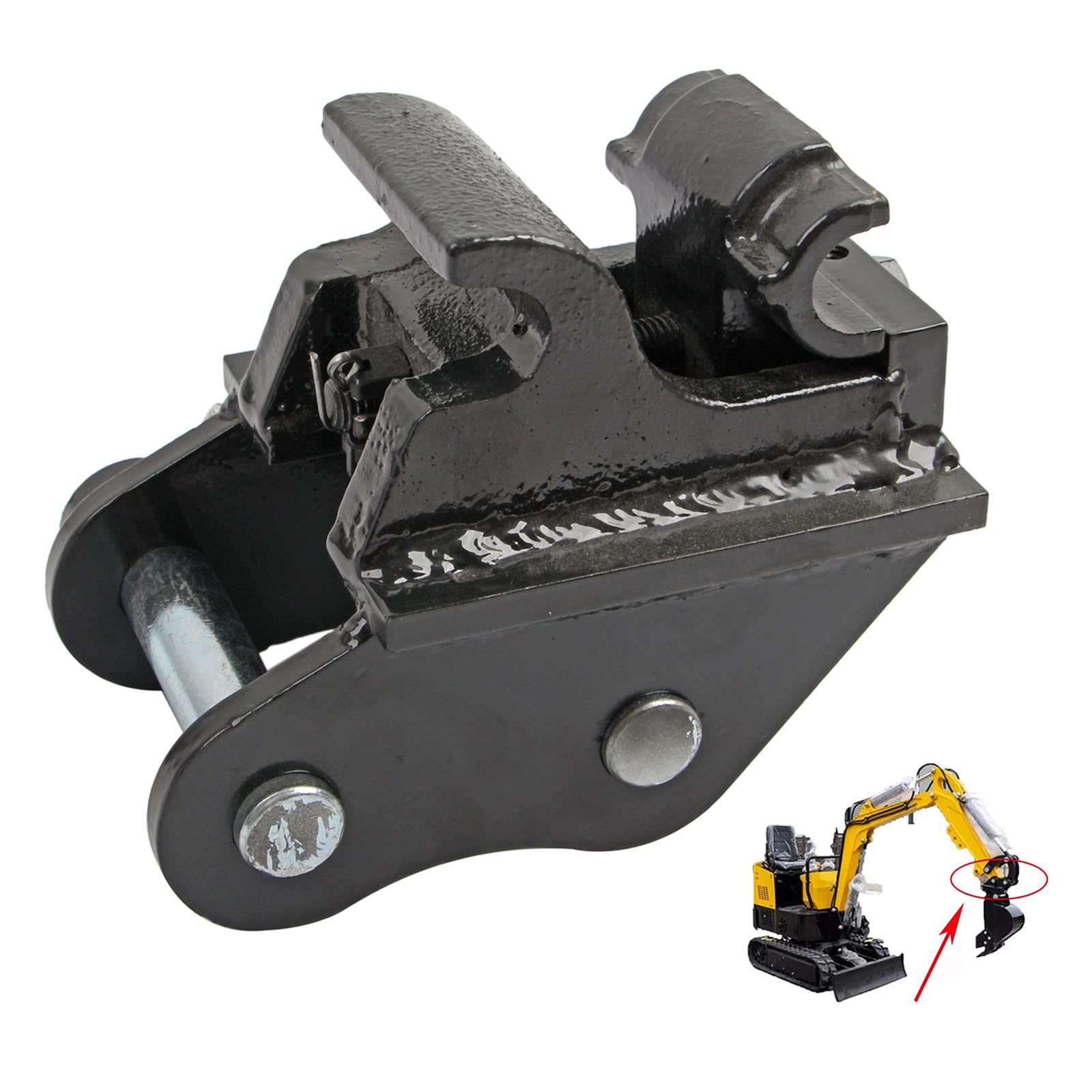 Amazon.com: Mini Excavator Quick Change Hitch Attachments, Quick ...