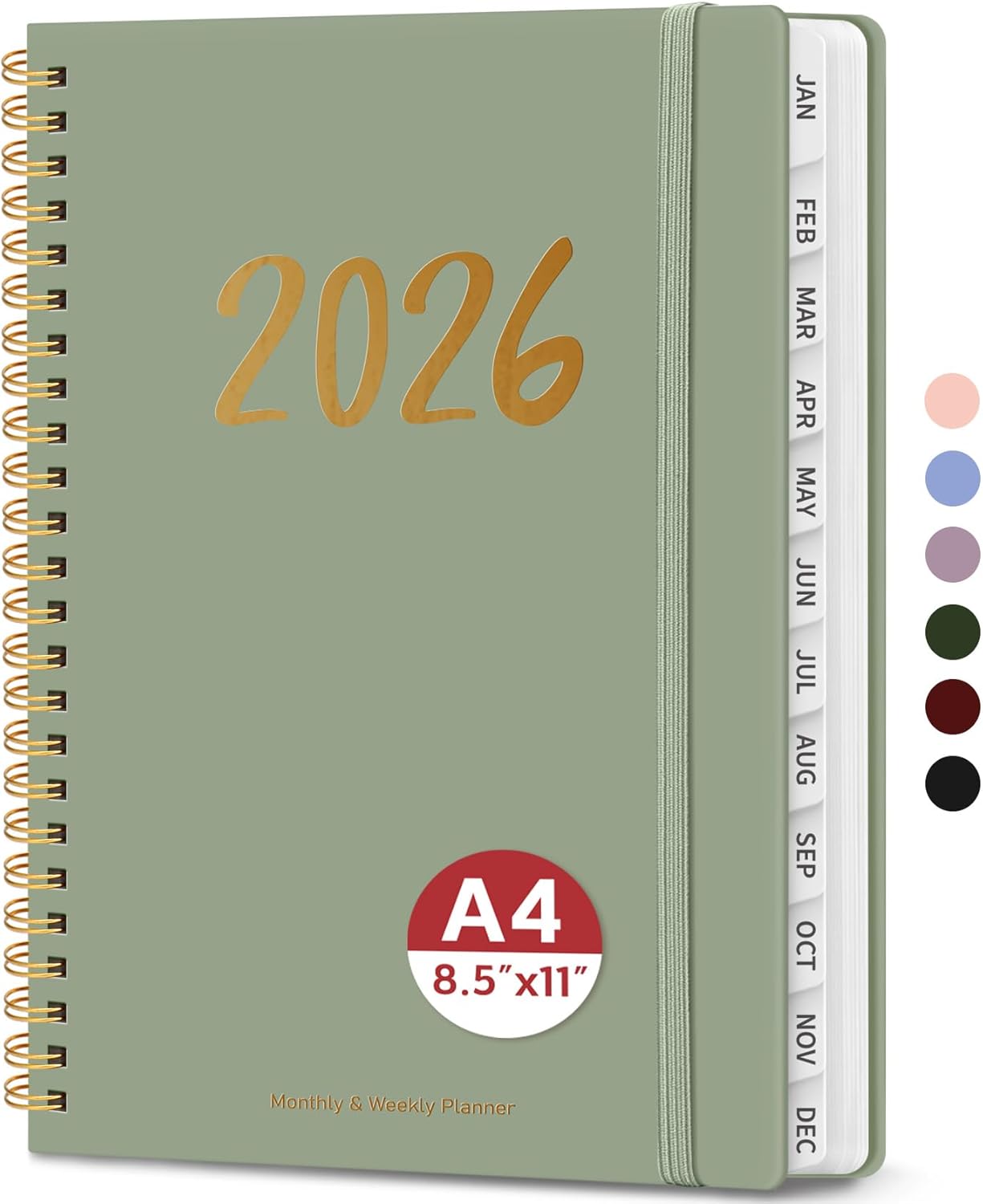 Planer 2026 - Wochen- und Monatsplaner, Januar 2026 bis Dezember 2026 ...
