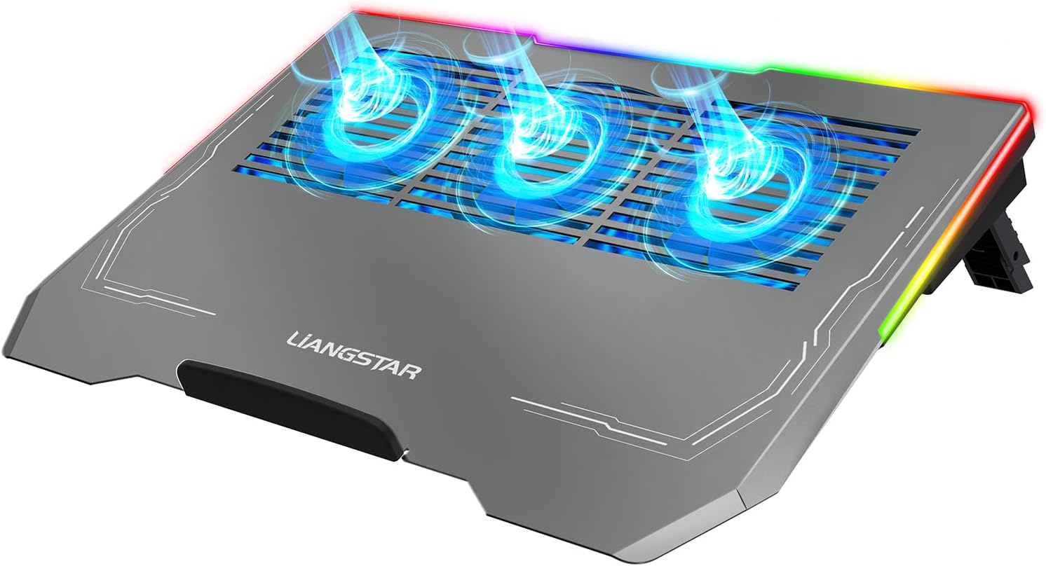 Amazon.com: IETS GT300 Double Blower Laptop Cooling Pad for 14-17 Inch ...
