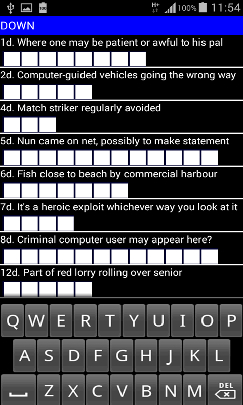 Cryptic Crosswords : ACE Vol1 - App on Amazon Appstore