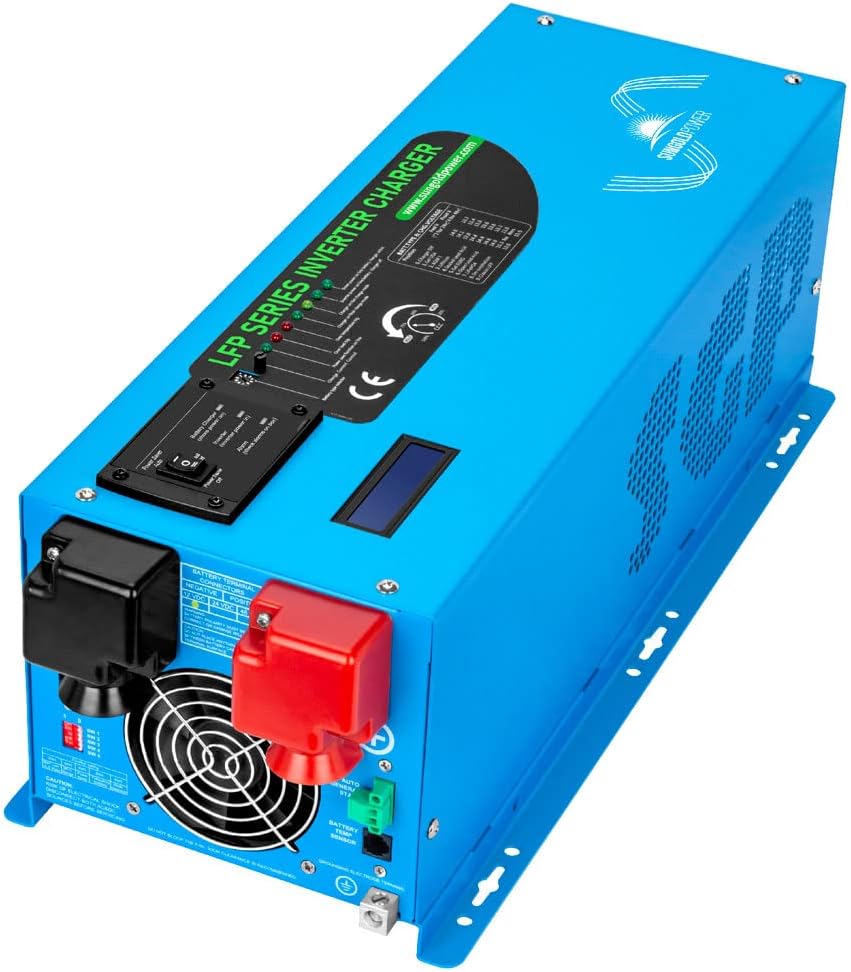 Amazon.com: Soyond 2000W Pure Sine Wave Inverter Charger, 12V DC to ...