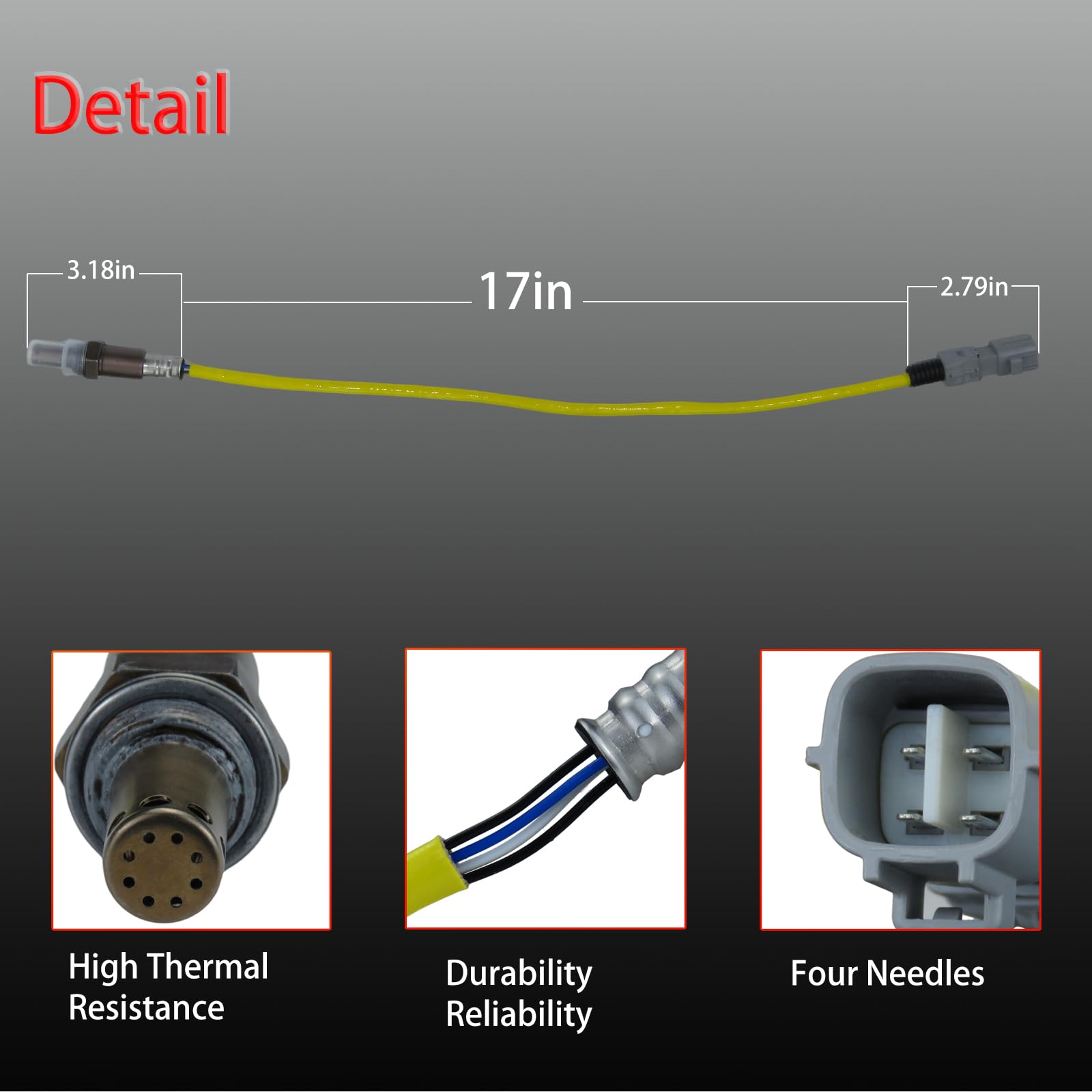 234-9304 89467-33210 Downstream Oxygen O2 Sensor Compatible with 2018 ...