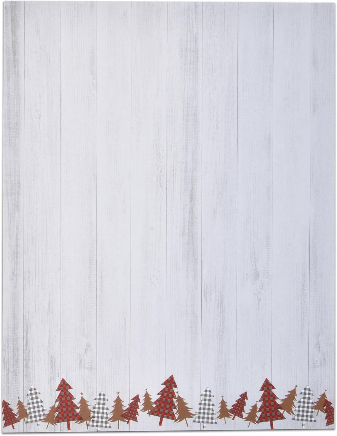 Amazon.com : Christmas Stationery Paper Letterhead Sheets 100 Pack ...