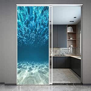Window Film Privacy Underwater Ocean Window Covering Static Cling ...