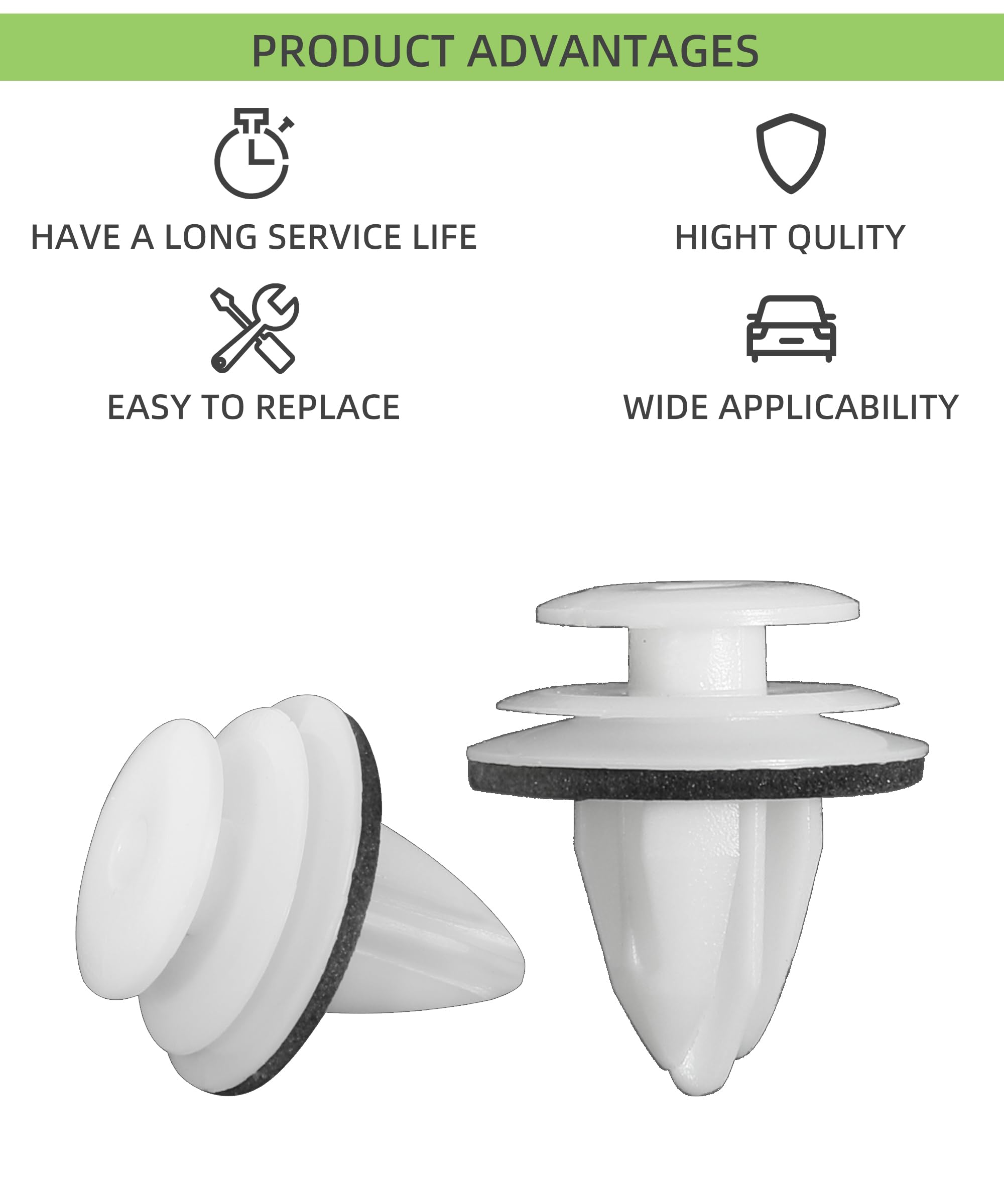 Snapklik.com : 50PCS Door Trim Panel Retainers Clips,Auto Bumper ...