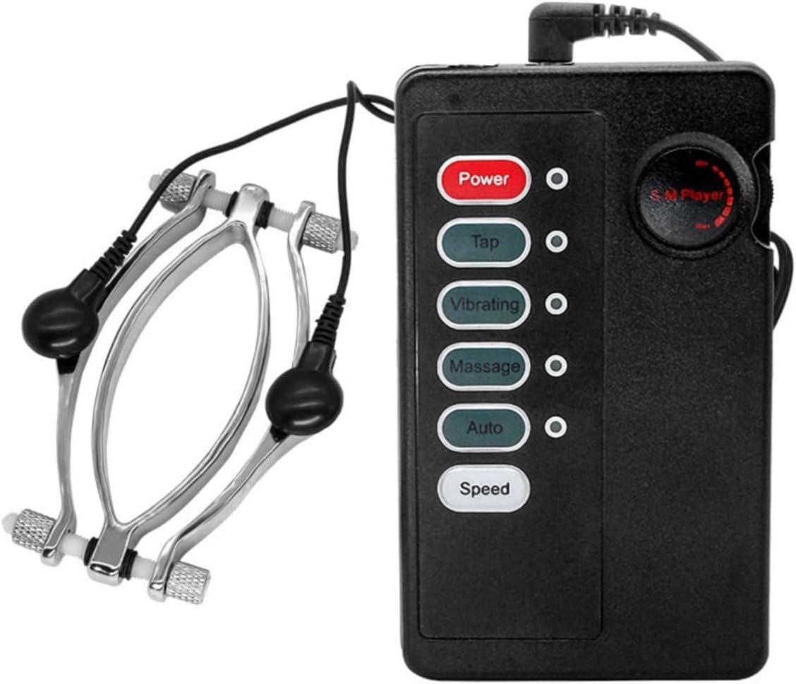 Electric Labia Clip Spreader Clamps Speculum Chastity Device Women E ...