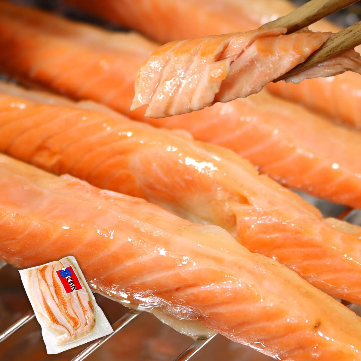 Amazon.co.jp: まぐろ処一条 サーモンハラス 加熱用 800g(400g×2パック) サケ シャケ [[サーモンハラス400g-2p] : 食品・飲料・お酒