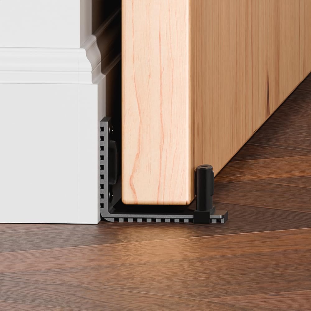 Snapklik.com : Sliding Barn Door Floor Guide Adjustable Double Small ...