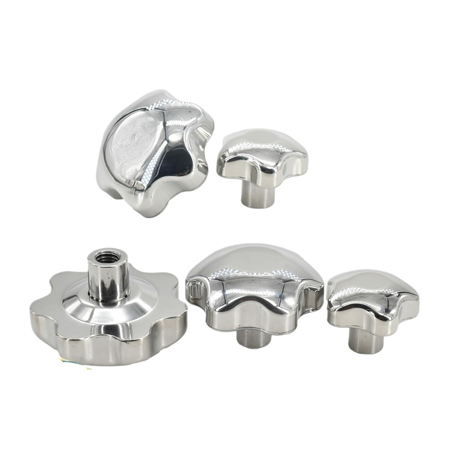 M6 M8 M10 M12 304 Stainless Steel Hand Knob Nuts Torx Plum Handle ...