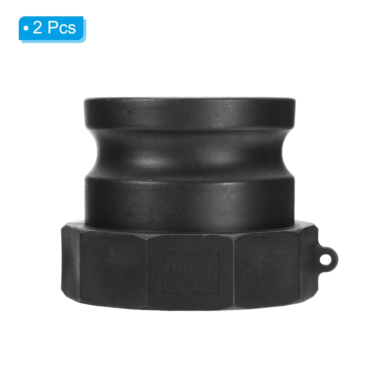 PATIKIL Poly Cam Lock Fittings, 2 Pcs Part a 3″ Male Adapter x 3 ...